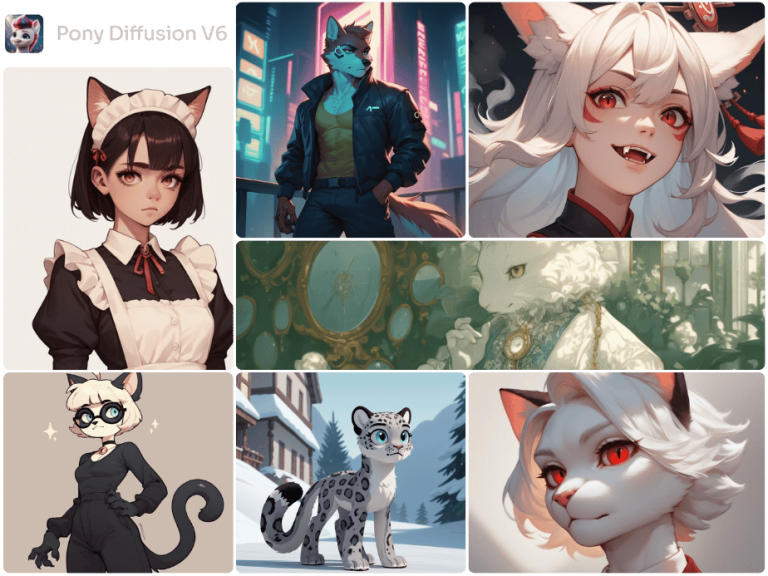 Free Furry AI Art Generator | Fursona Maker - PicLumen