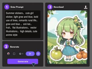Generador de pegatinas AI gratis | Crear pegatinas personalizadas en línea